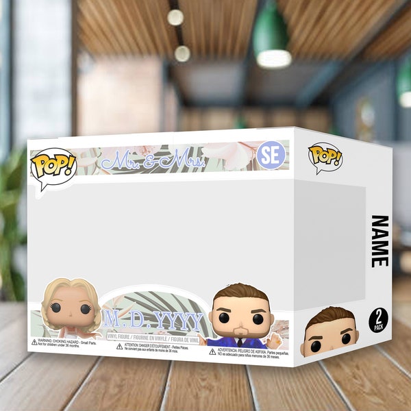 2 Pack Funko Box Template - Etsy