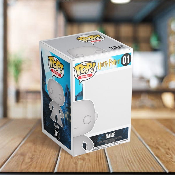 Funko Box Template - Etsy