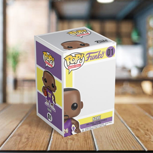 Funko Box Template - Etsy