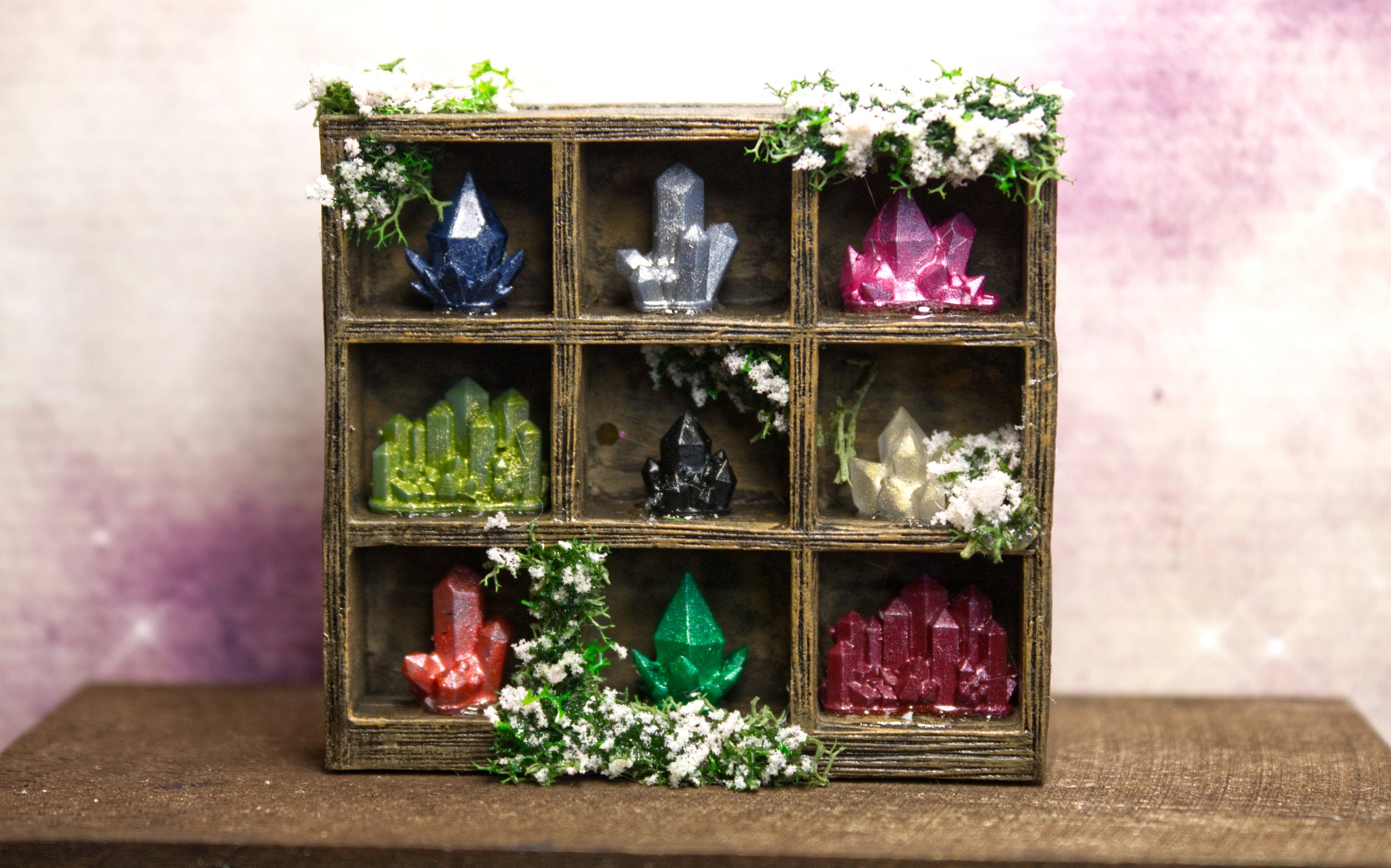 Miniature Crystal Display Shelf - Etsy
