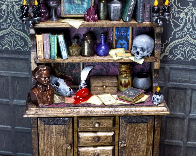 Miniature Gothic Horror Cabinet - Etsy