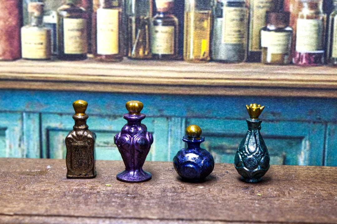 Miniature Fancy Potion Bottles - Etsy