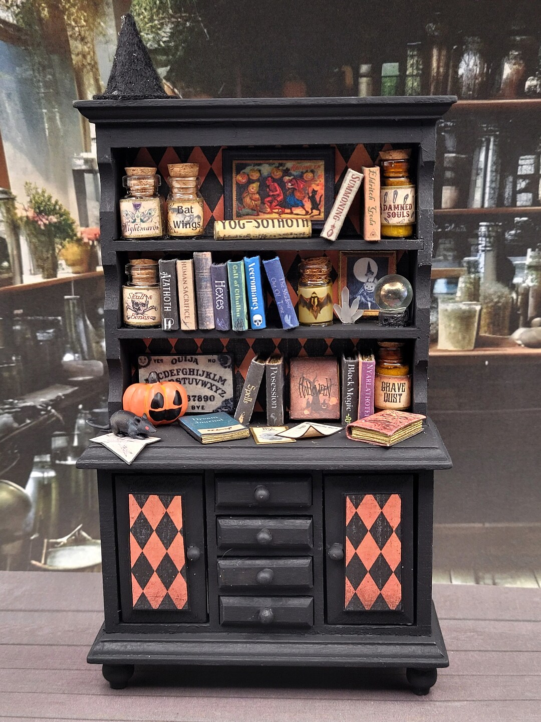Custom Themed Miniature Cabinets - Etsy