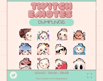 Animated Twitch & Discord Emote Dumpling - Etsy