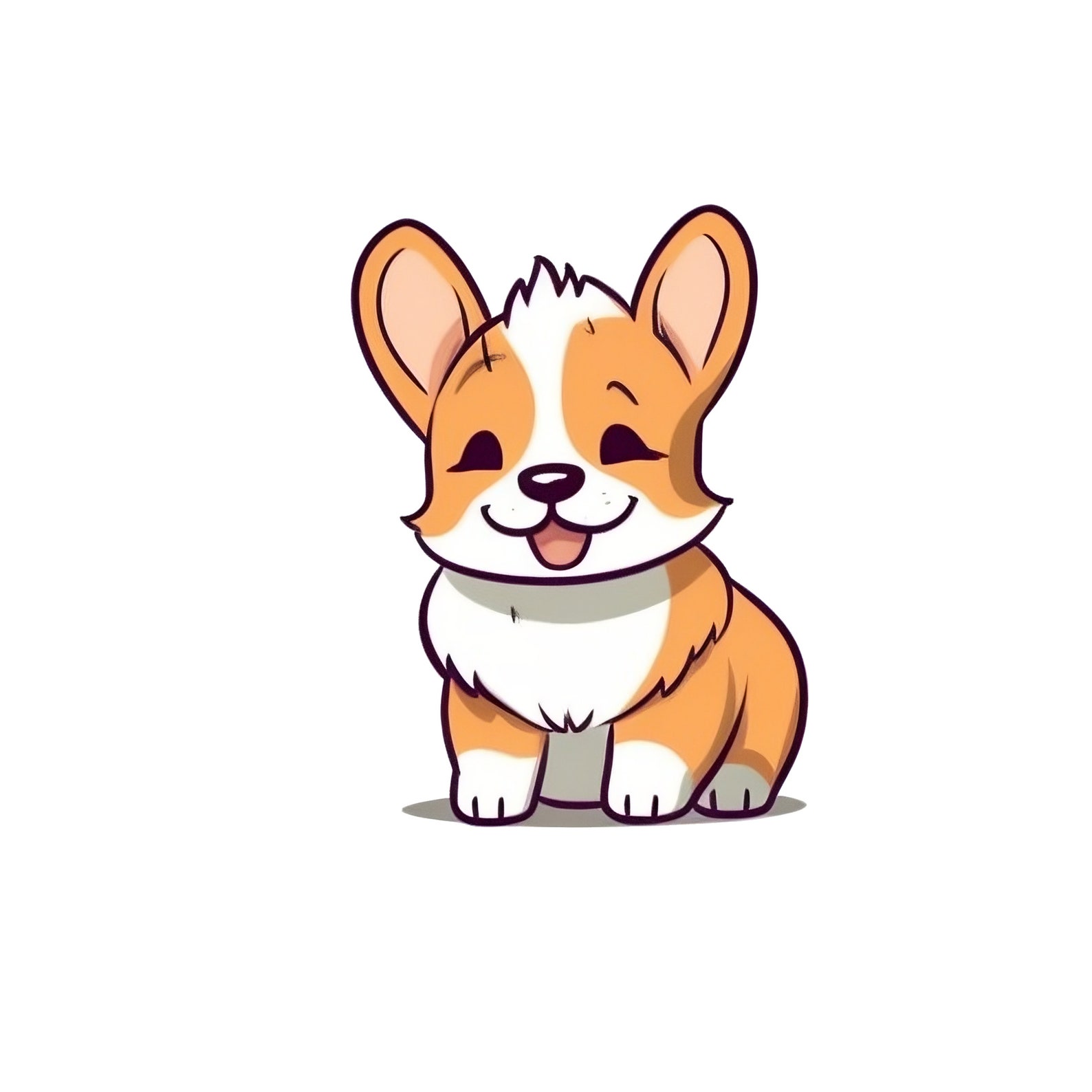Corgi Cartoon Clipart Corgi PNG Perfect Gift Dog Mom Clipart Fun Cute ...
