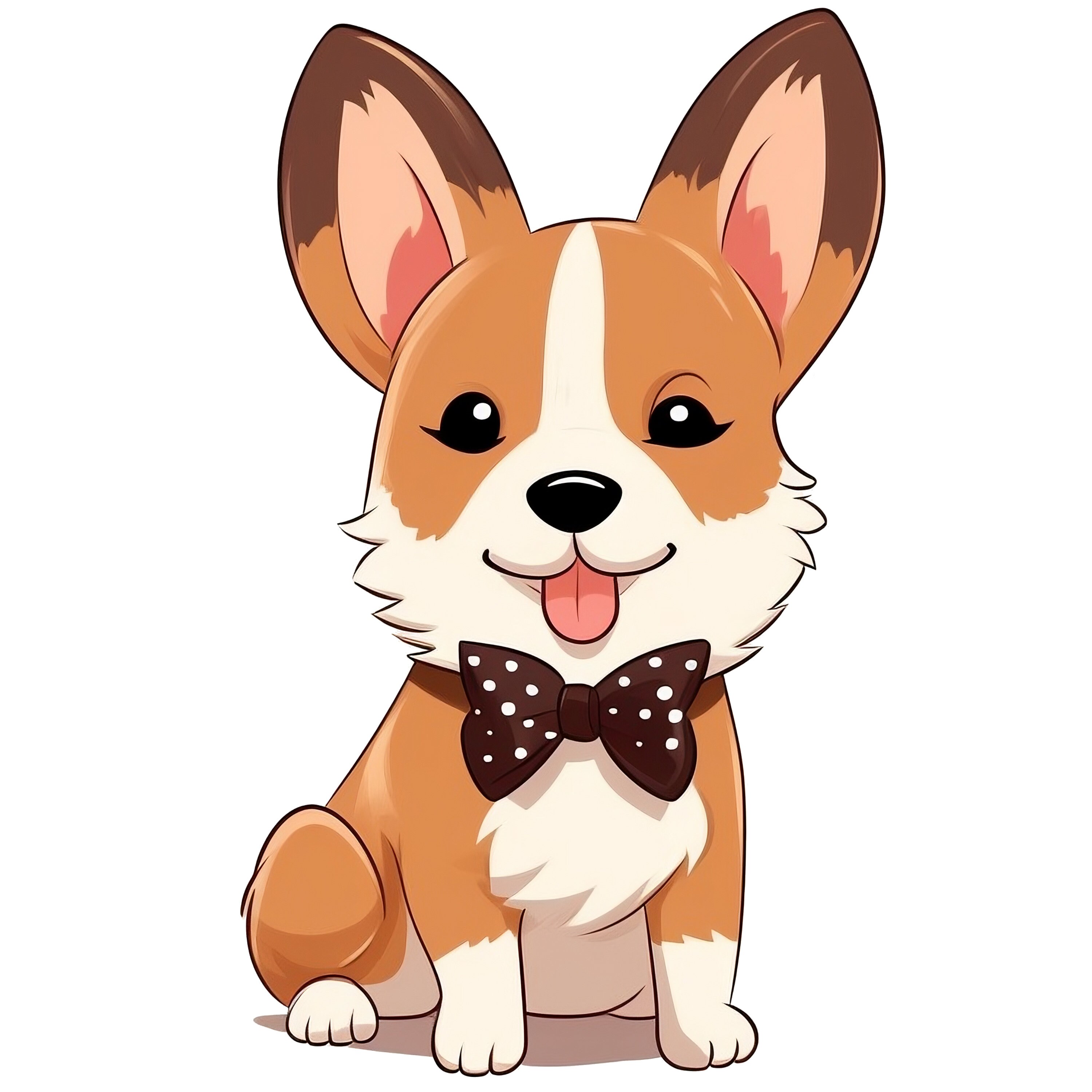 Corgi Cartoon Clipart Corgi PNG Perfect Gift Dog Mom Clipart Fun Cute ...