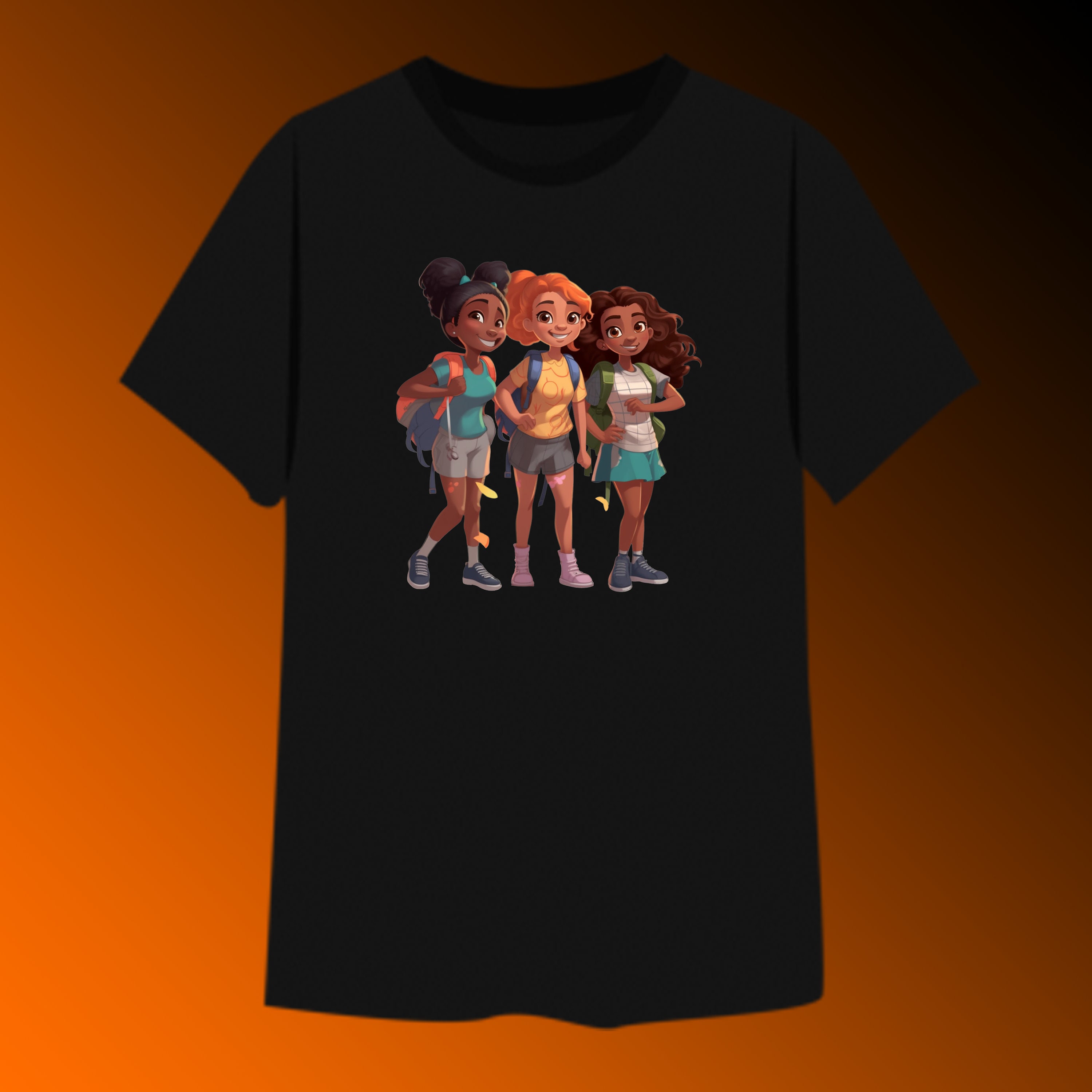 Girls of Color Chibi Clipart Bundle Multicultural Girl Chibi Mixed ...