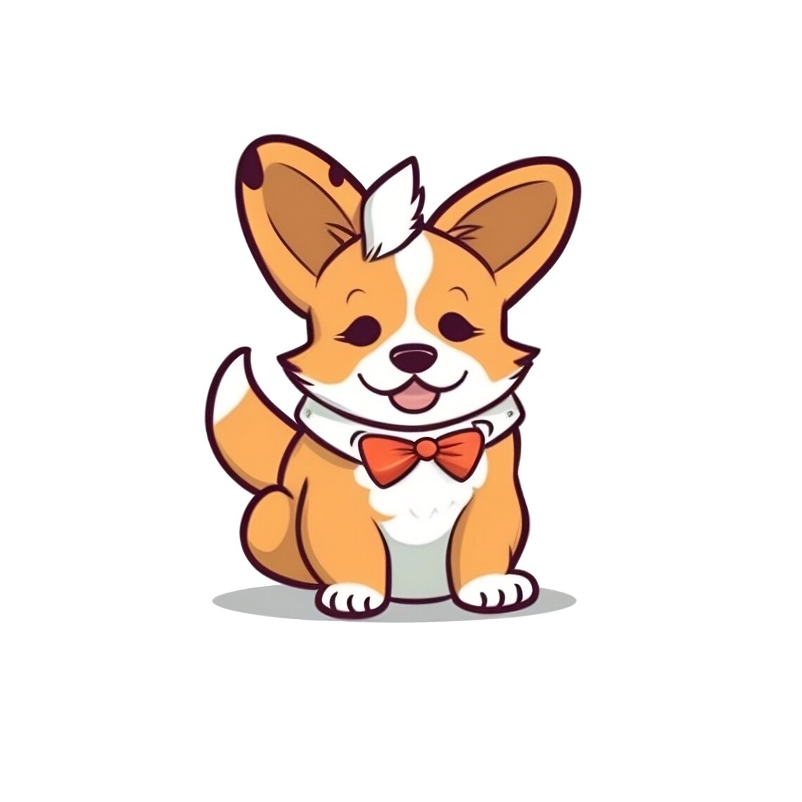 Corgi Cartoon Clipart Corgi PNG Perfect Gift Dog Mom Clipart Fun Cute ...