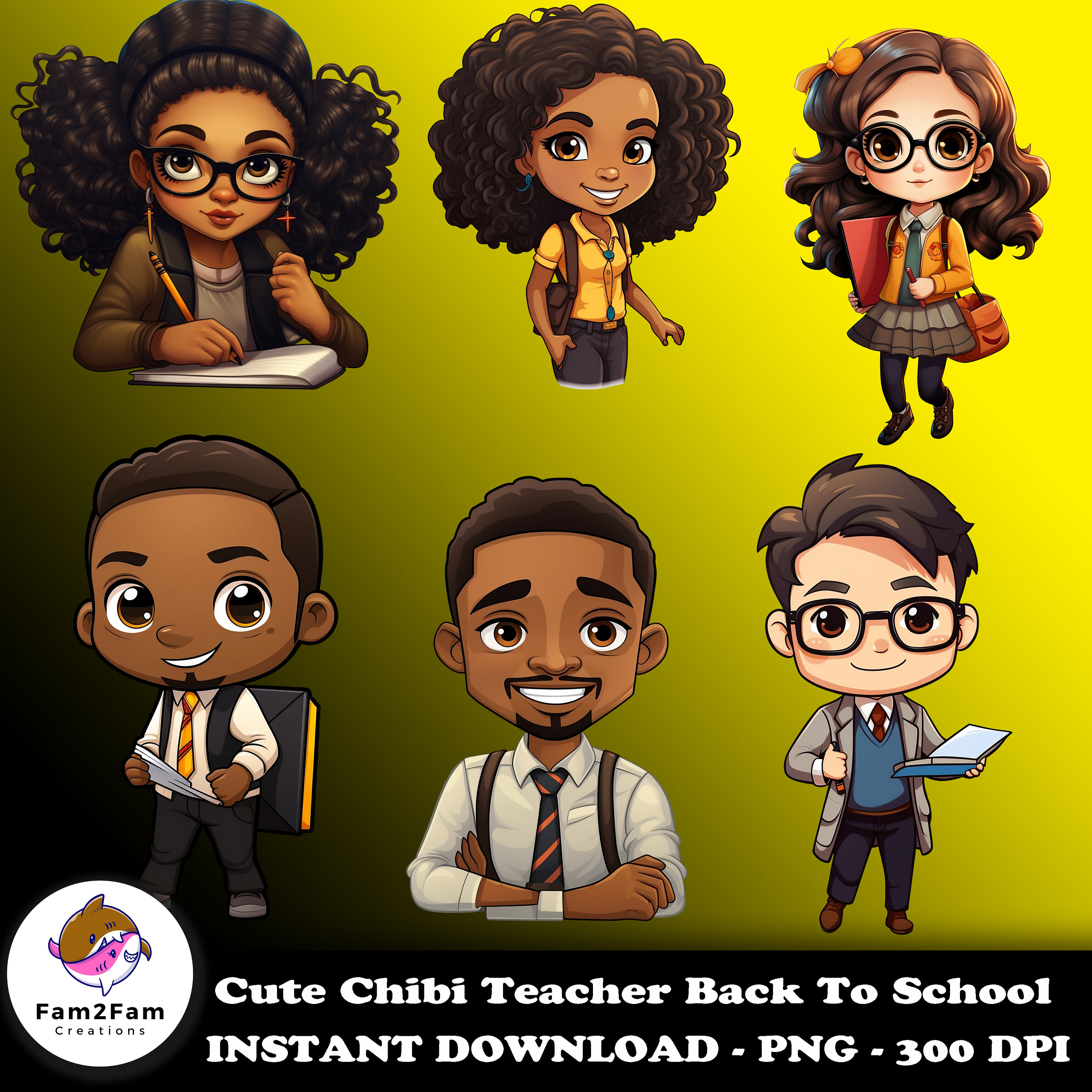 Teacher PNG Clipart Teacher Character Cartoon Clip Art Chibi School ...