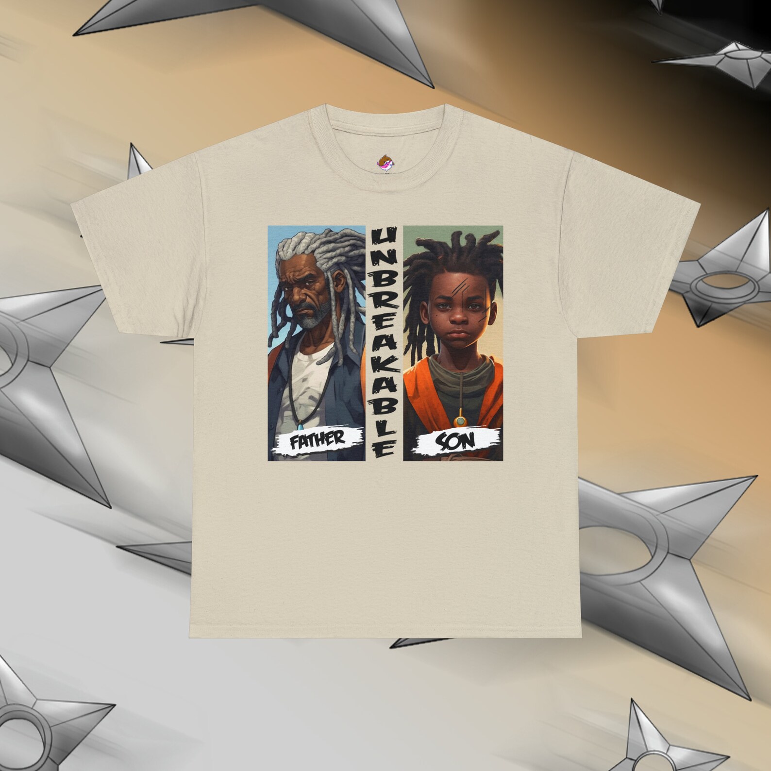 Father and Son Shirt Anime Father and Son Father's Day Graphic Tee ...