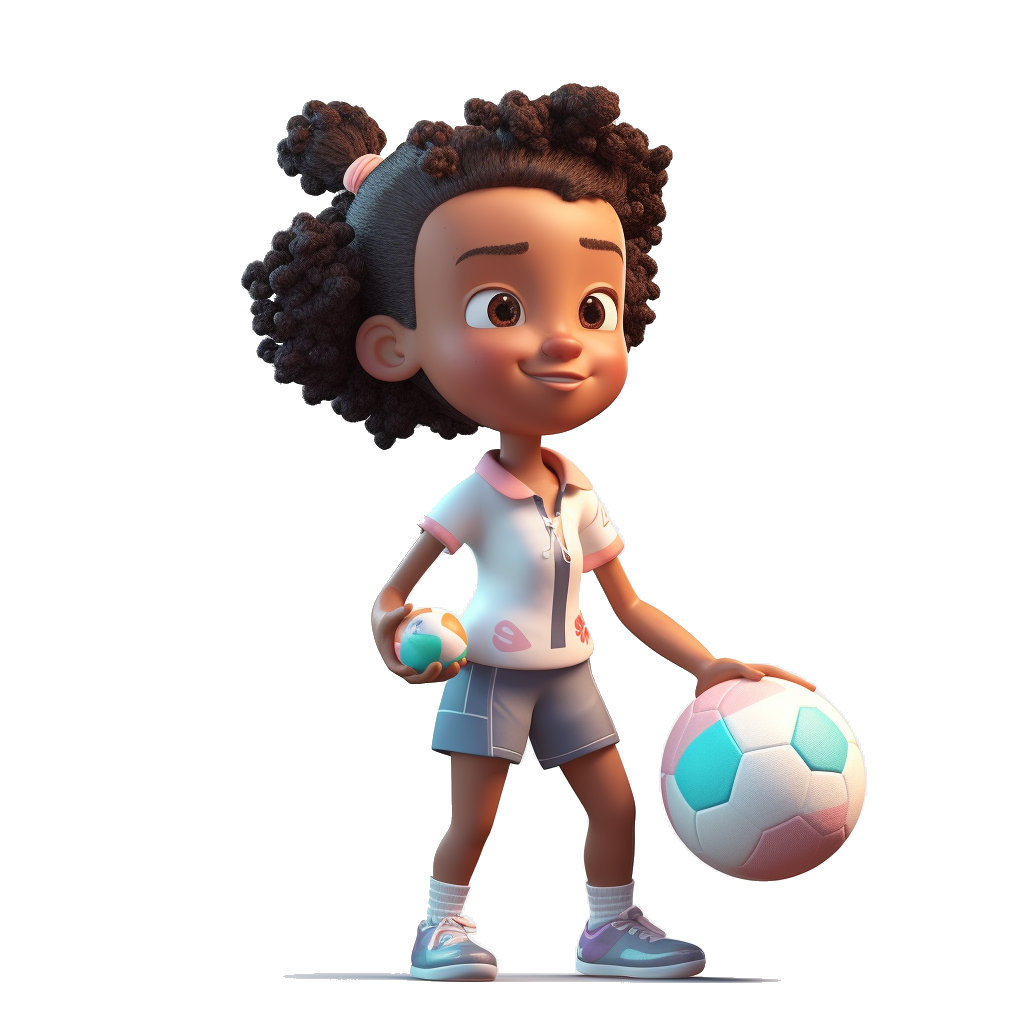 Girls of Color Chibi Clipart Bundle Multicultural Girl Chibi Mixed ...