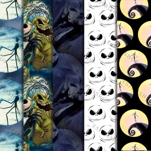 SEAMLESS PATTERN! Nightmare Before Christmas, Nightmare Before ...