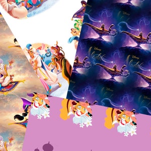 SEAMLESS Pattern!aladdin, Aladdin Paper, Aladdin Digital Paper, Paper ...