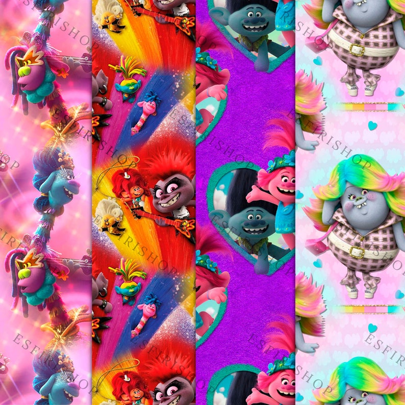 SEAMLESS PATTERN Trolls, Trolls Paper, Trolls Digital Paper, Paper ... SEAMLESS PATTERN Trolls, Trolls Paper, Trolls Digital Paper, Paper ...