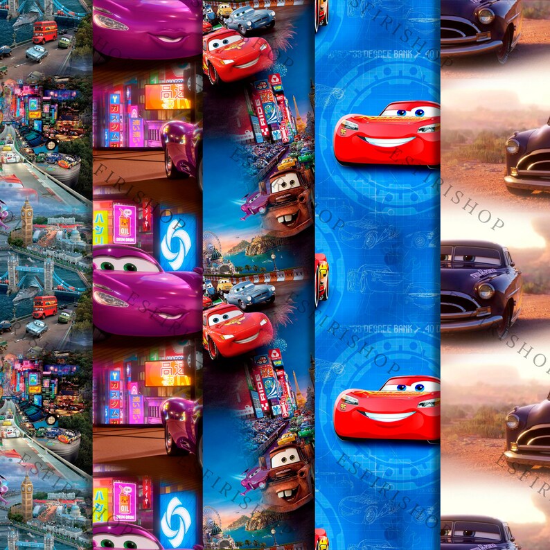 Cars Seamless Pattern: 12x12 Digital Paper (300 Dpi) - Etsy