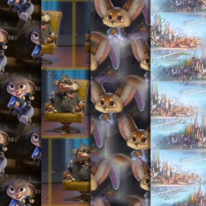 SEAMLESS PATTERN! Zootopia, Zootopia Paper, Paper, Digital Paper ...