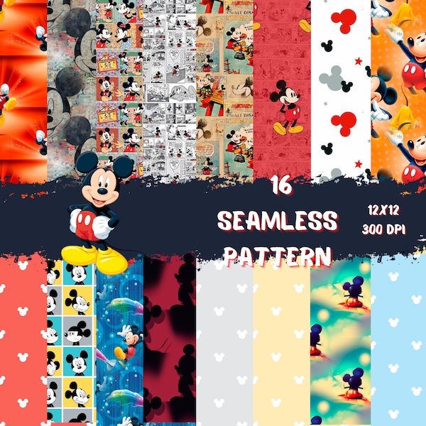 Mickey Pattern - Etsy