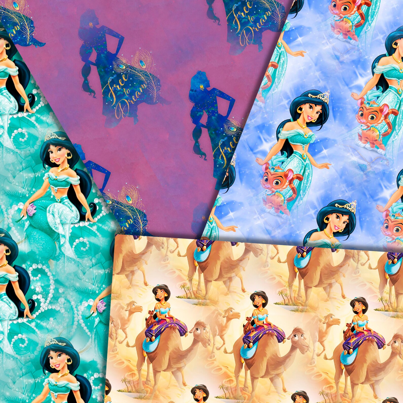 SEAMLESS PATTERN Jasmine Jasmine Paper Jasmine Digital - Etsy