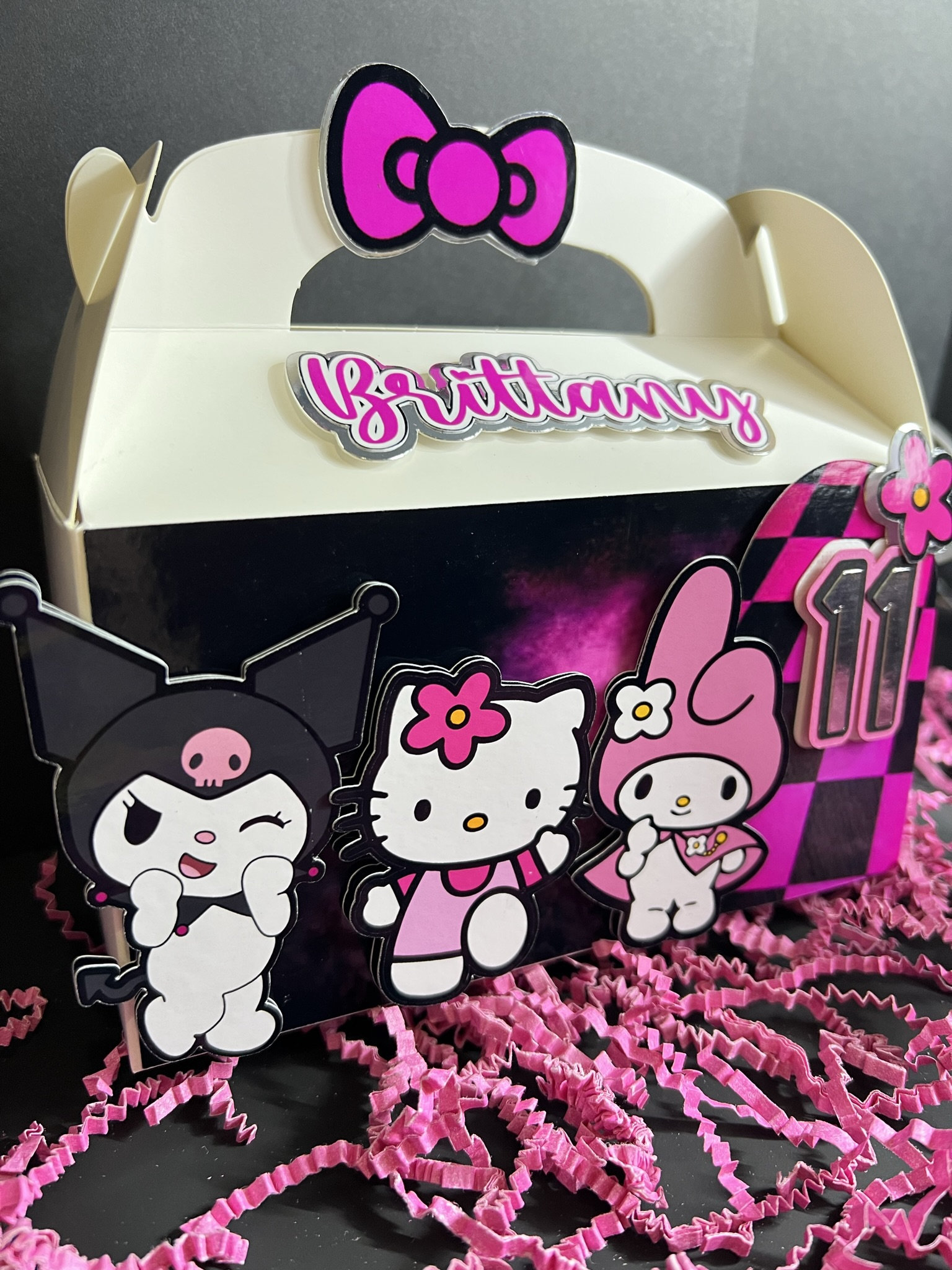 Caja My Melody & Kuromi Gable (hello Kitty) - Etsy