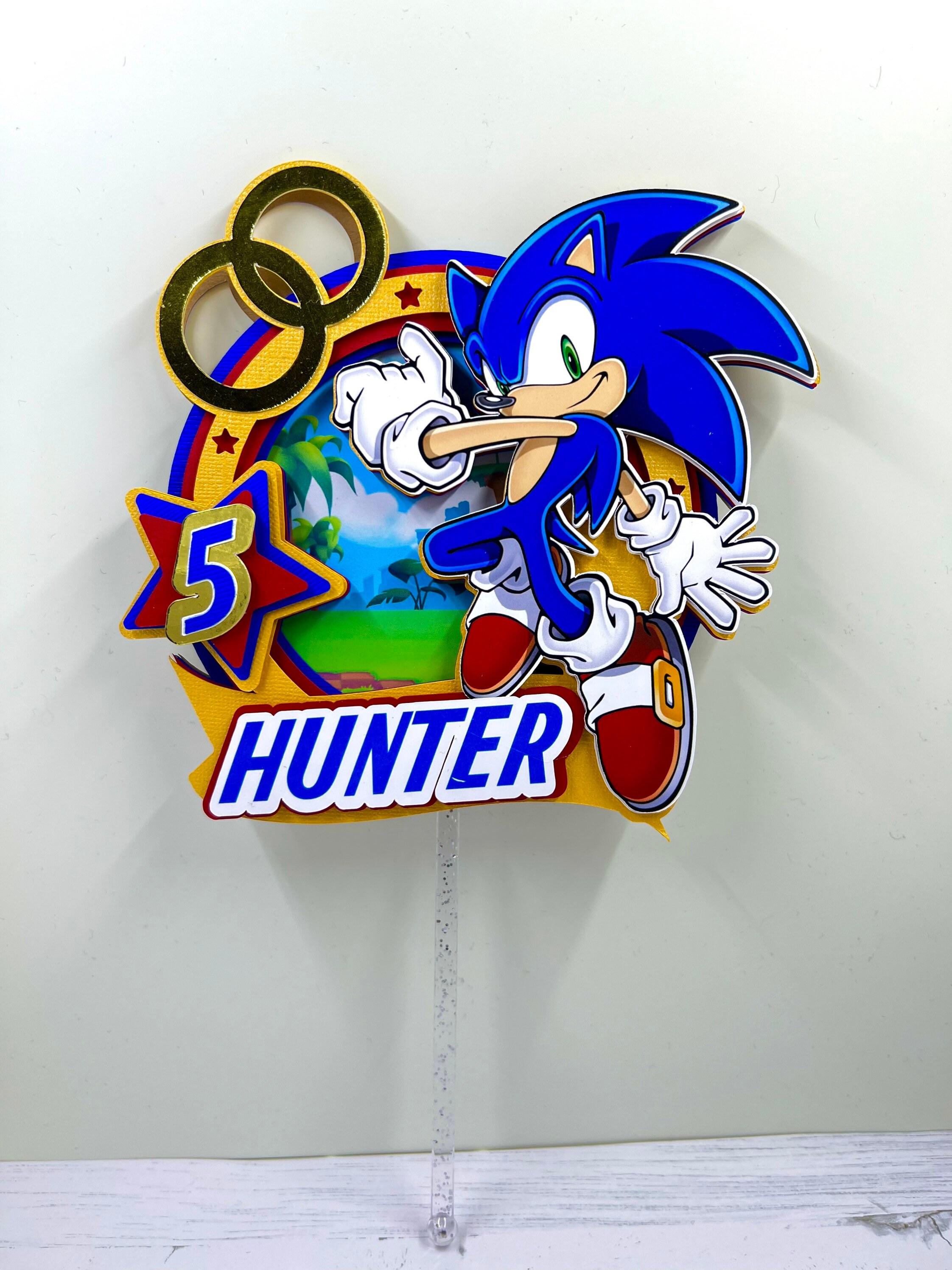SONIC Cake Topper - Etsy