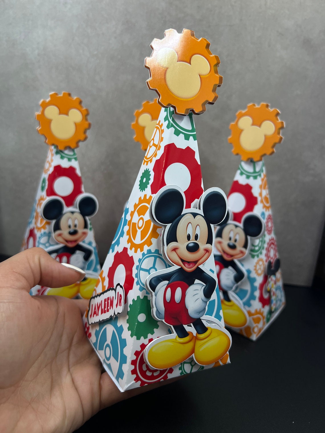 Mickey Mouse Pyramid Box - Etsy