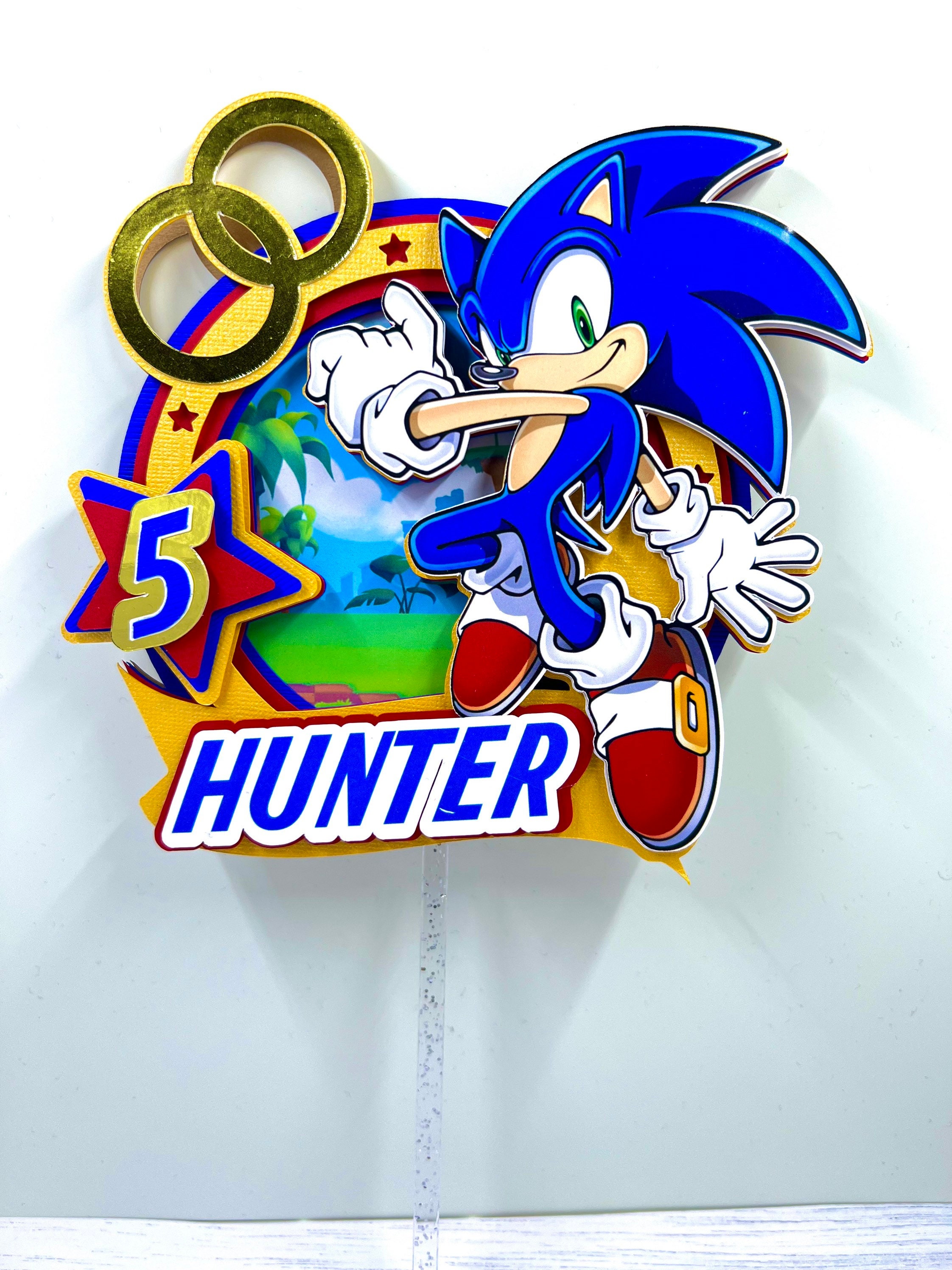 SONIC Cake Topper - Etsy