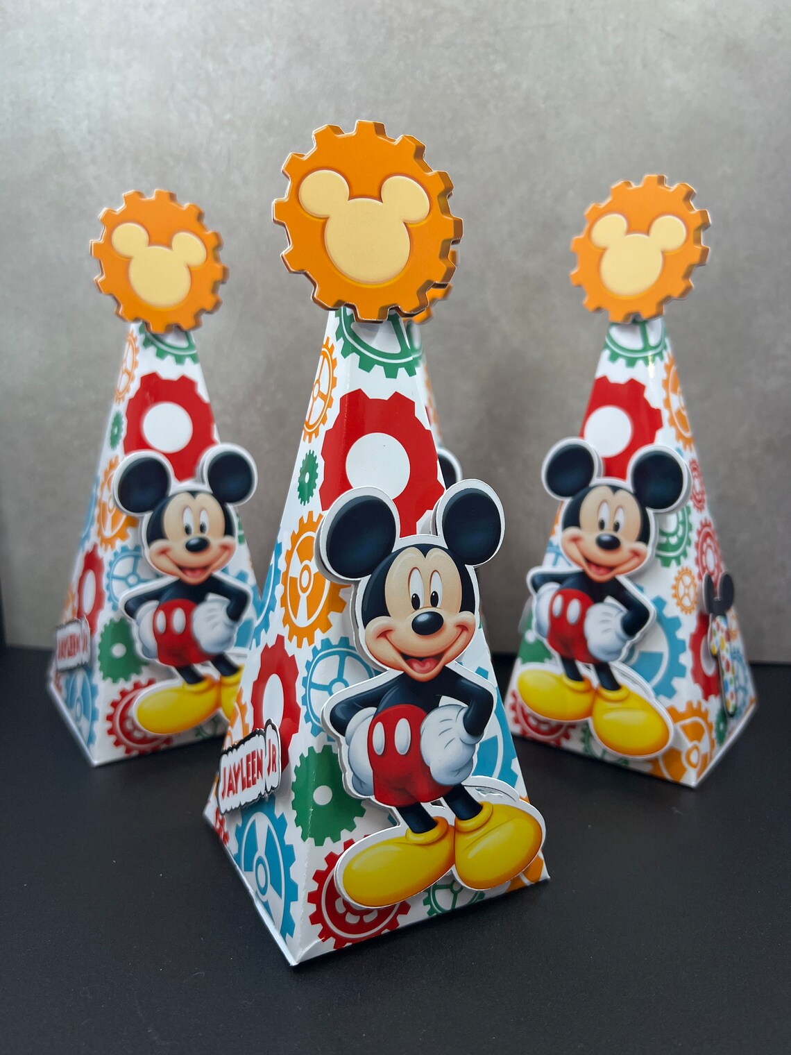 Mickey Mouse Pyramid Box - Etsy