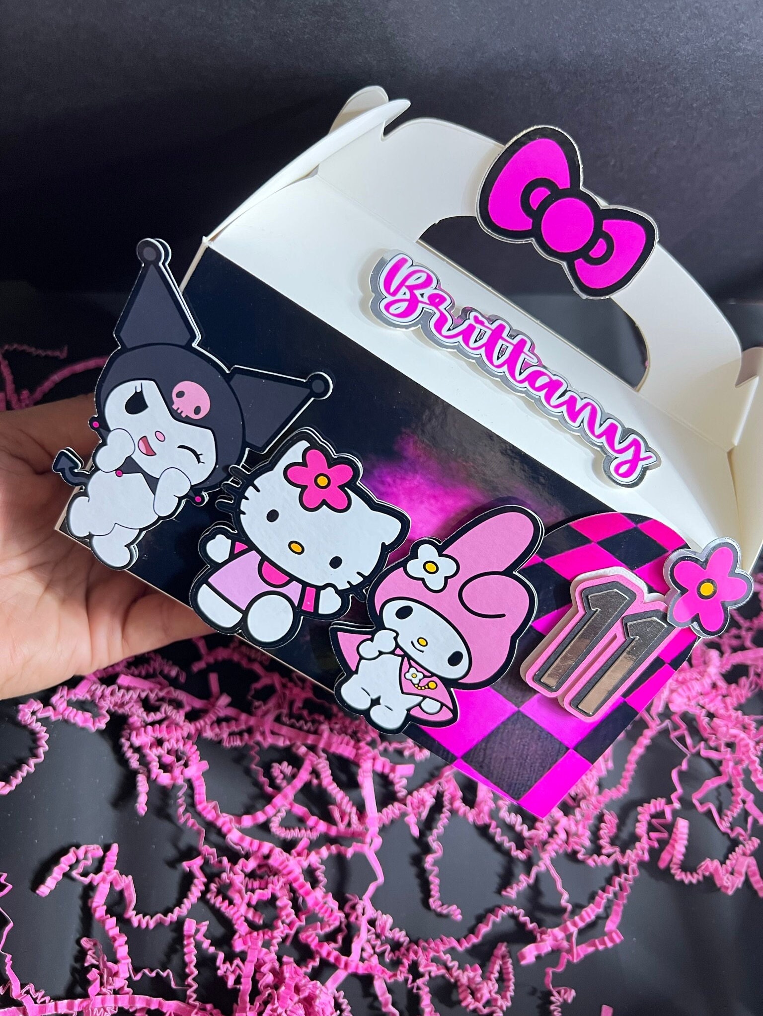 Caja My Melody & Kuromi Gable (hello Kitty) - Etsy