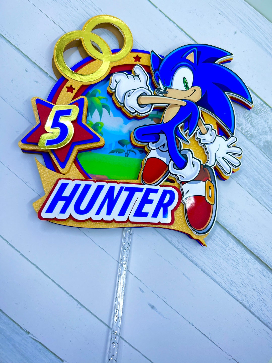 SONIC Cake Topper - Etsy