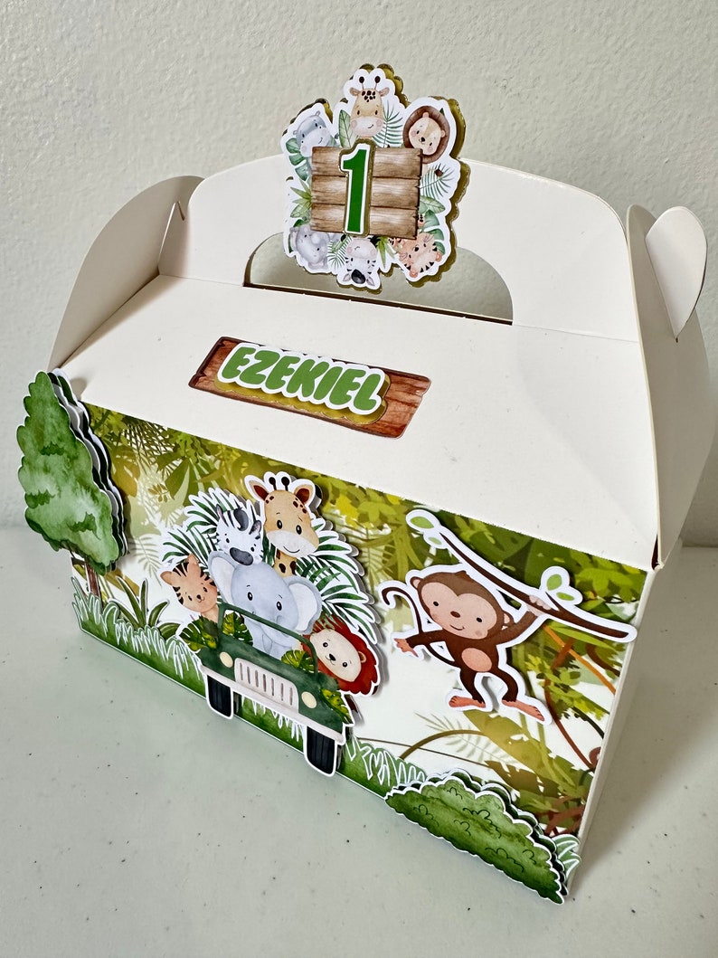 WILD ONE SAFARI Gable Box - Etsy