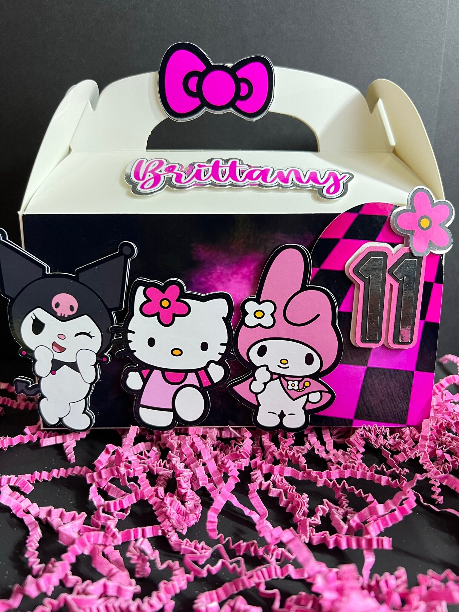 Caja My Melody & Kuromi Gable (hello Kitty) - Etsy