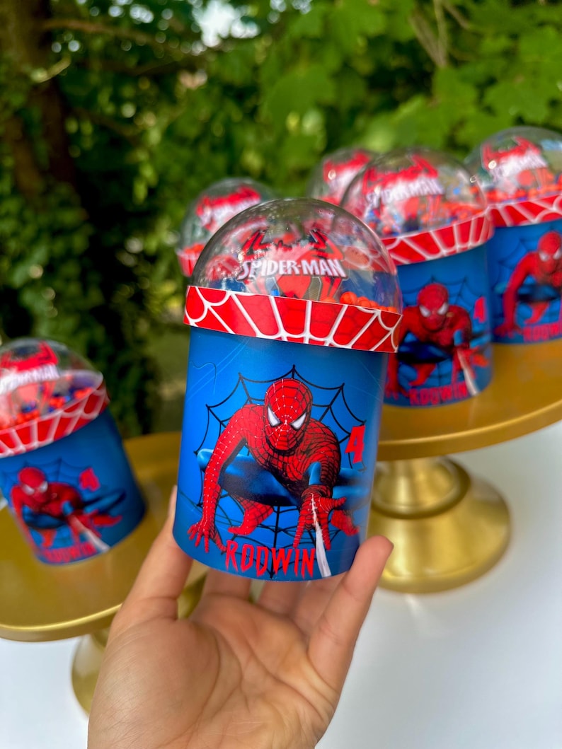 Spiderman Pringles Shaker - Etsy