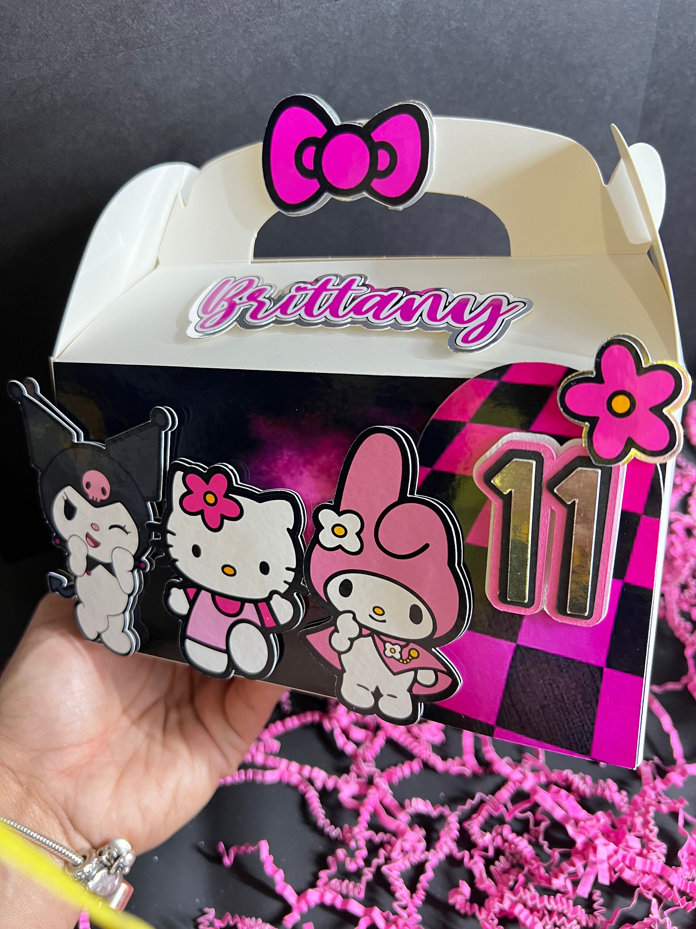 Caja My Melody & Kuromi Gable (hello Kitty) - Etsy