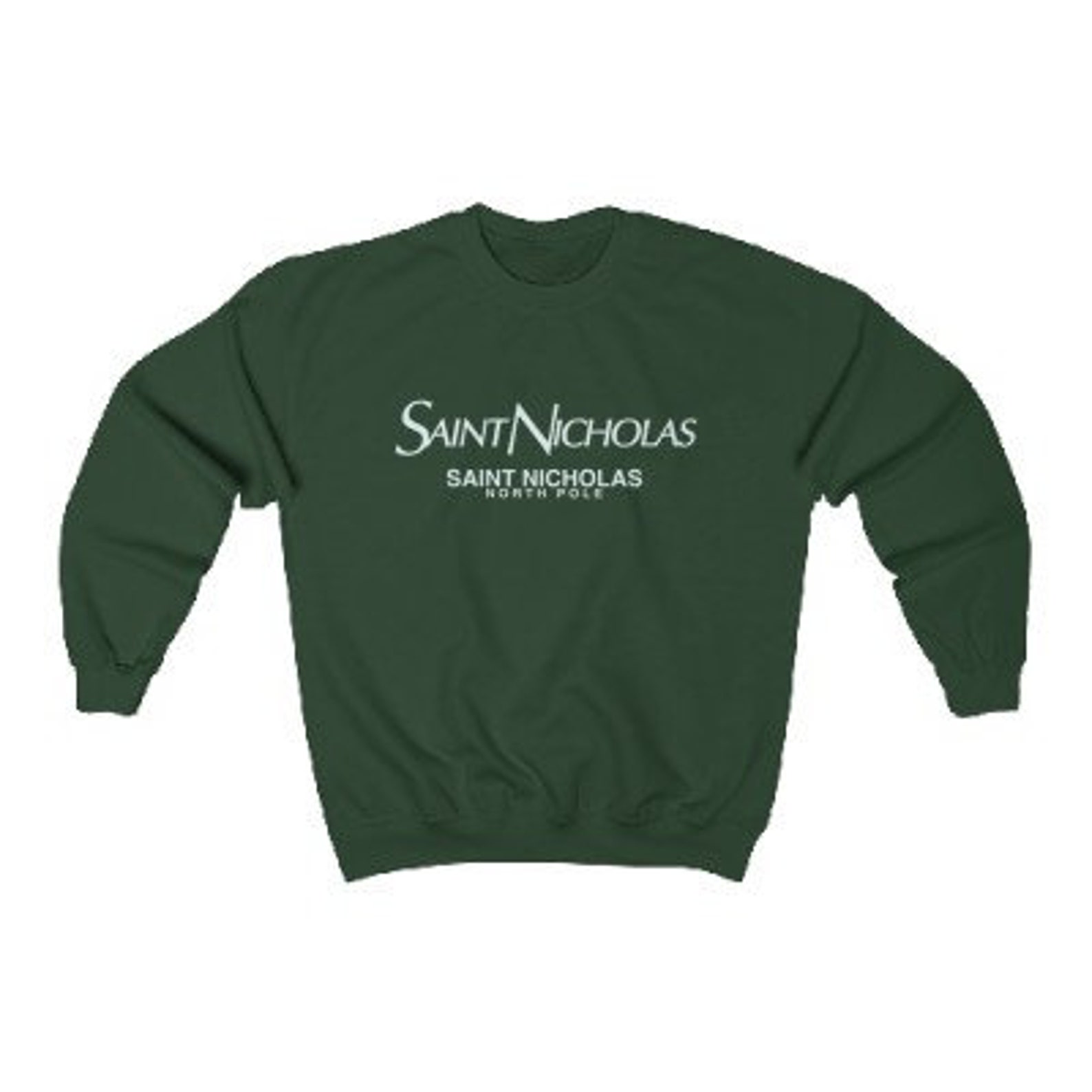 Saint Nicholas Luxury Christmas Sweater | Holiday Sweatshirt | Santa ...
