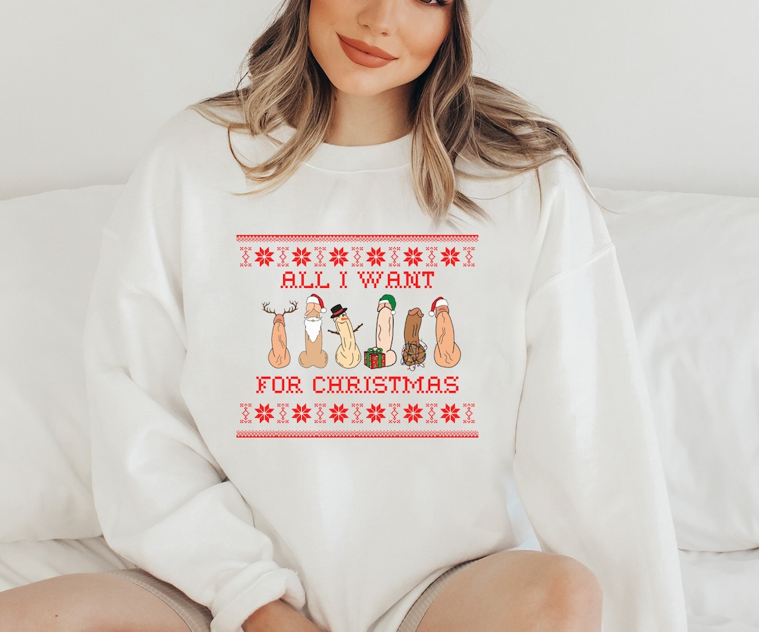 Ugly Christmas Sweater, Dirty Christmas Sweater, Naughty Christmas ...