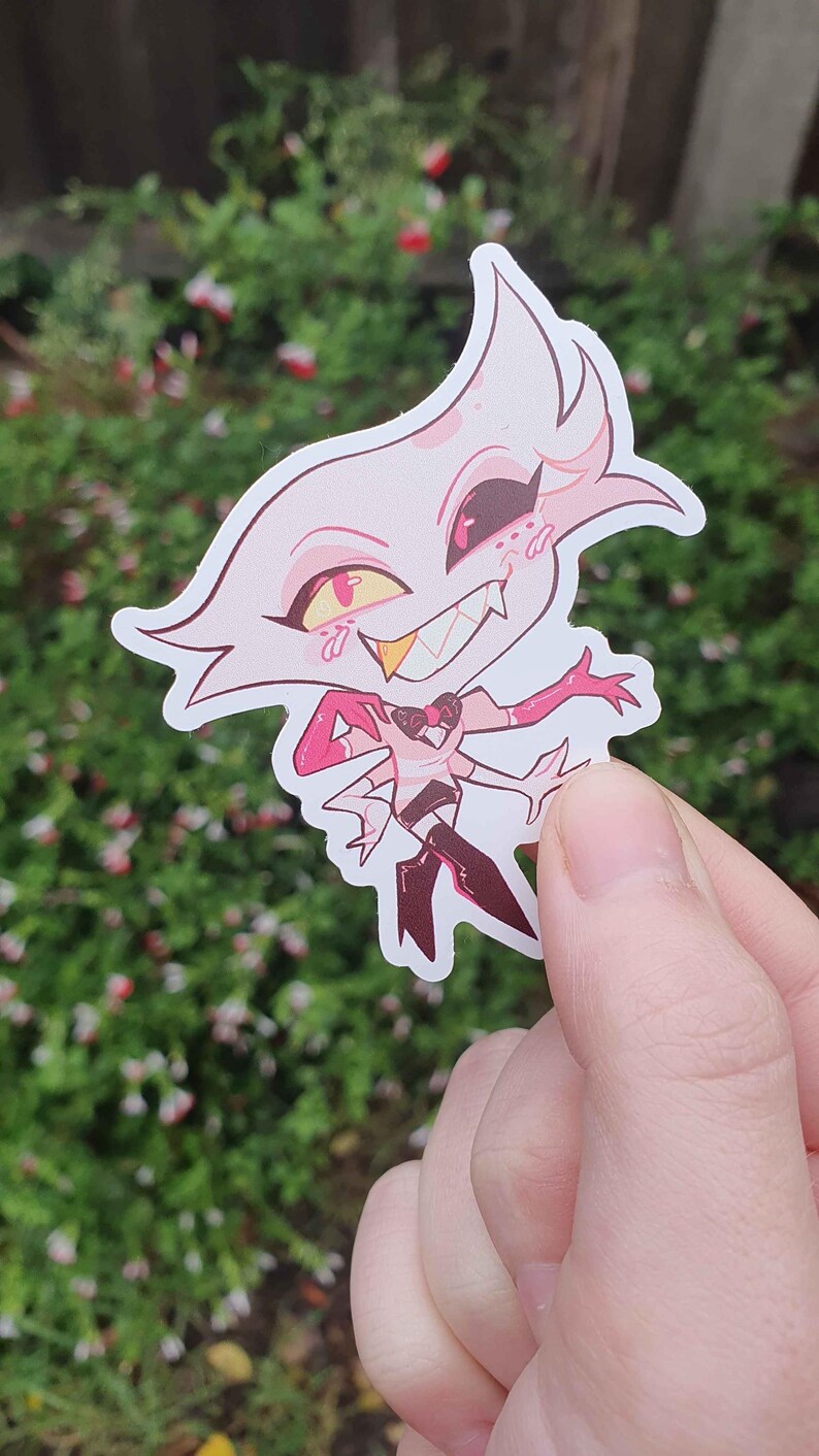 Hazbin Hotel Angel Dust Sticker - Etsy