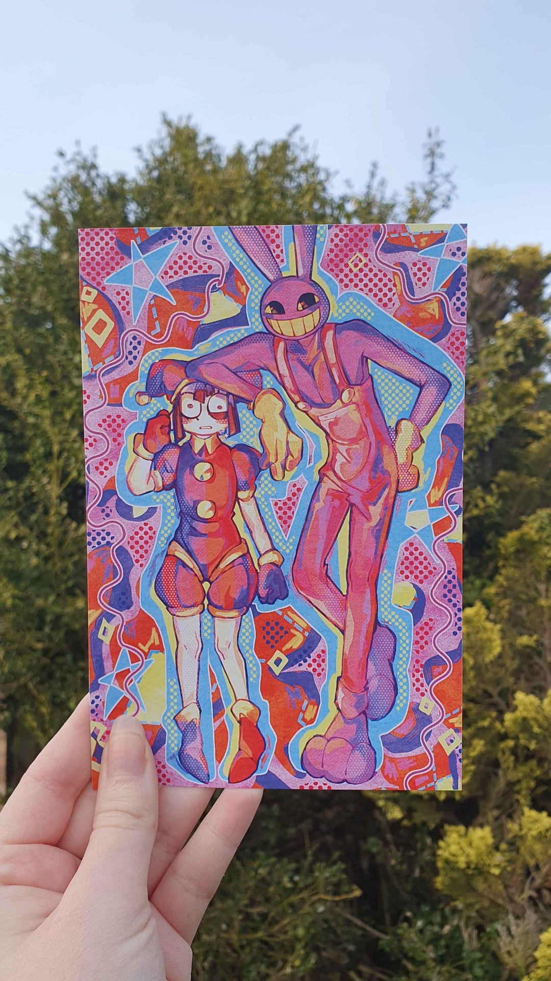 Jax & Pomni - TADC Print - Etsy