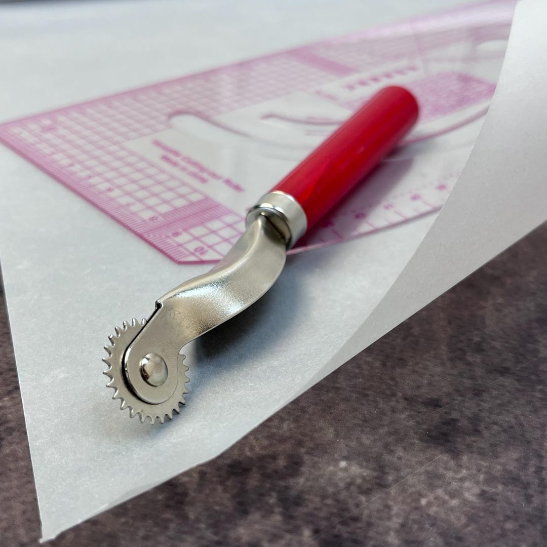 Sewing Tracing Wheel, Pattern Serrated Edge, Craft Tool Bent Wheel ...