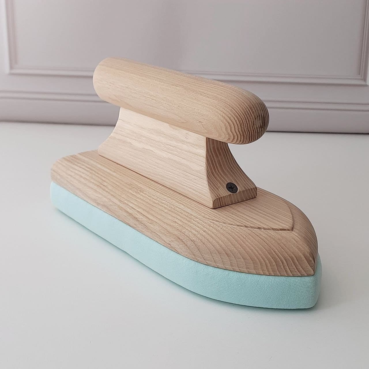 Tailor's Clapper Iron mint Fabric Covered Sole - Etsy