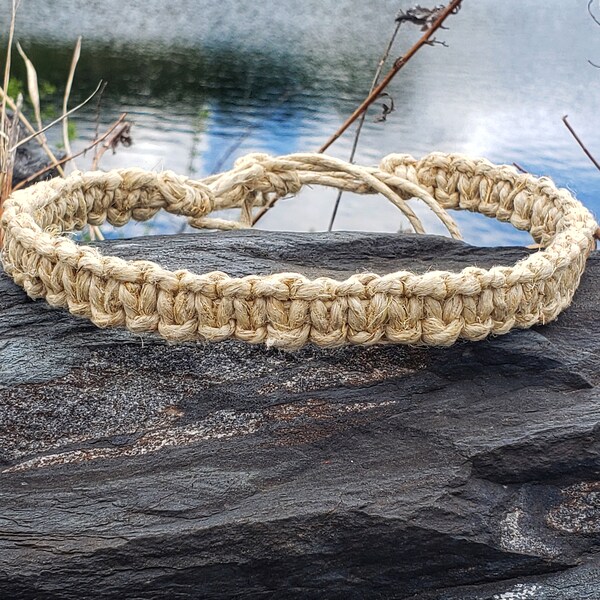 Hemp Choker Necklace - Etsy