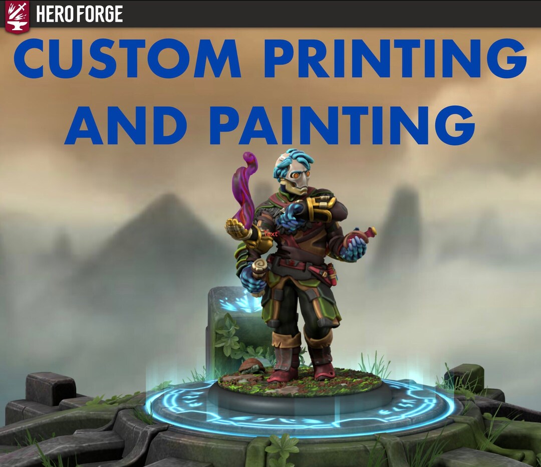 Heroforge Custom Print & Paint! - Etsy