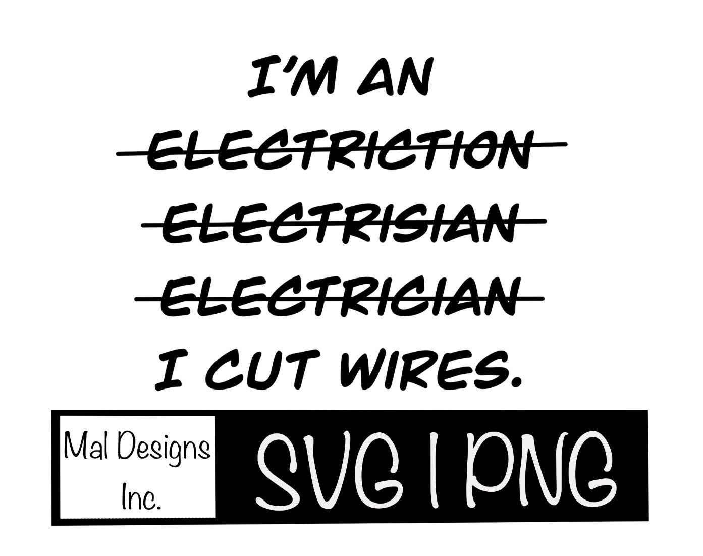 I Cut Wire | SVG | PNG | Download | Cricut | Silhouette - Etsy