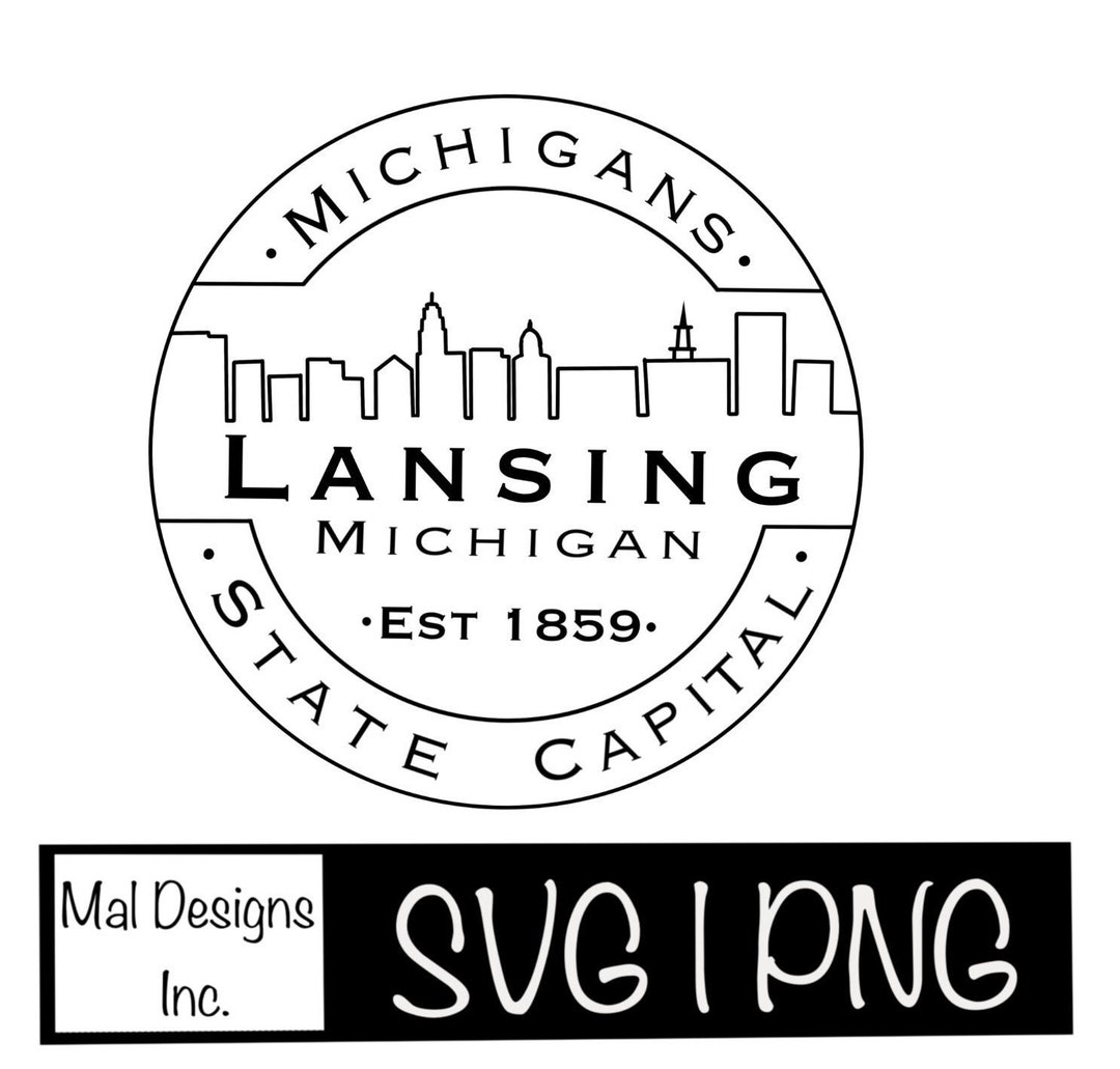 Lansing Michigan | SVG | PNG | Download | Cricut | Silhouette - Etsy