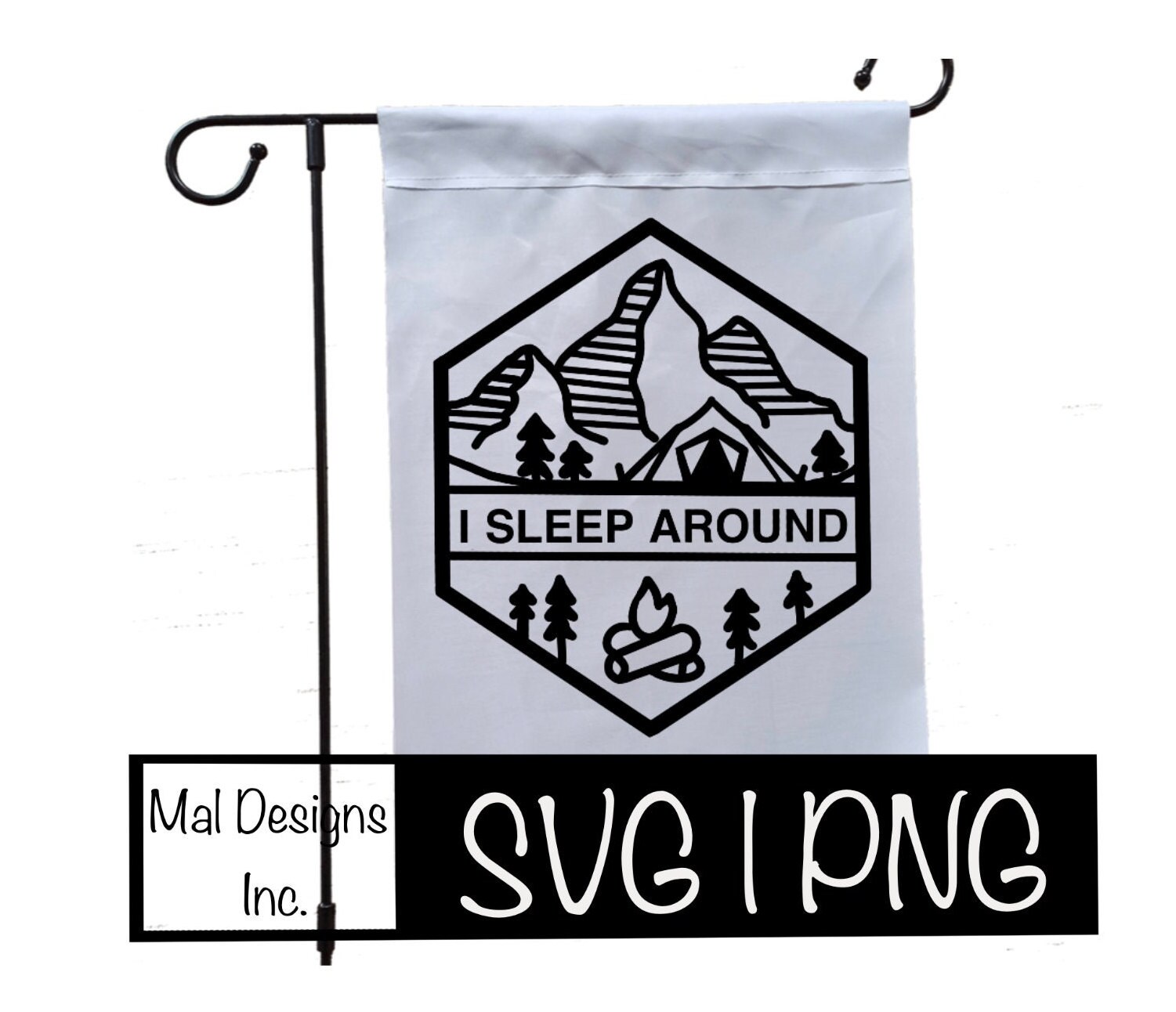 I Sleep Around Camping | SVG | PNG | Download | Cricut | Silhouette - Etsy