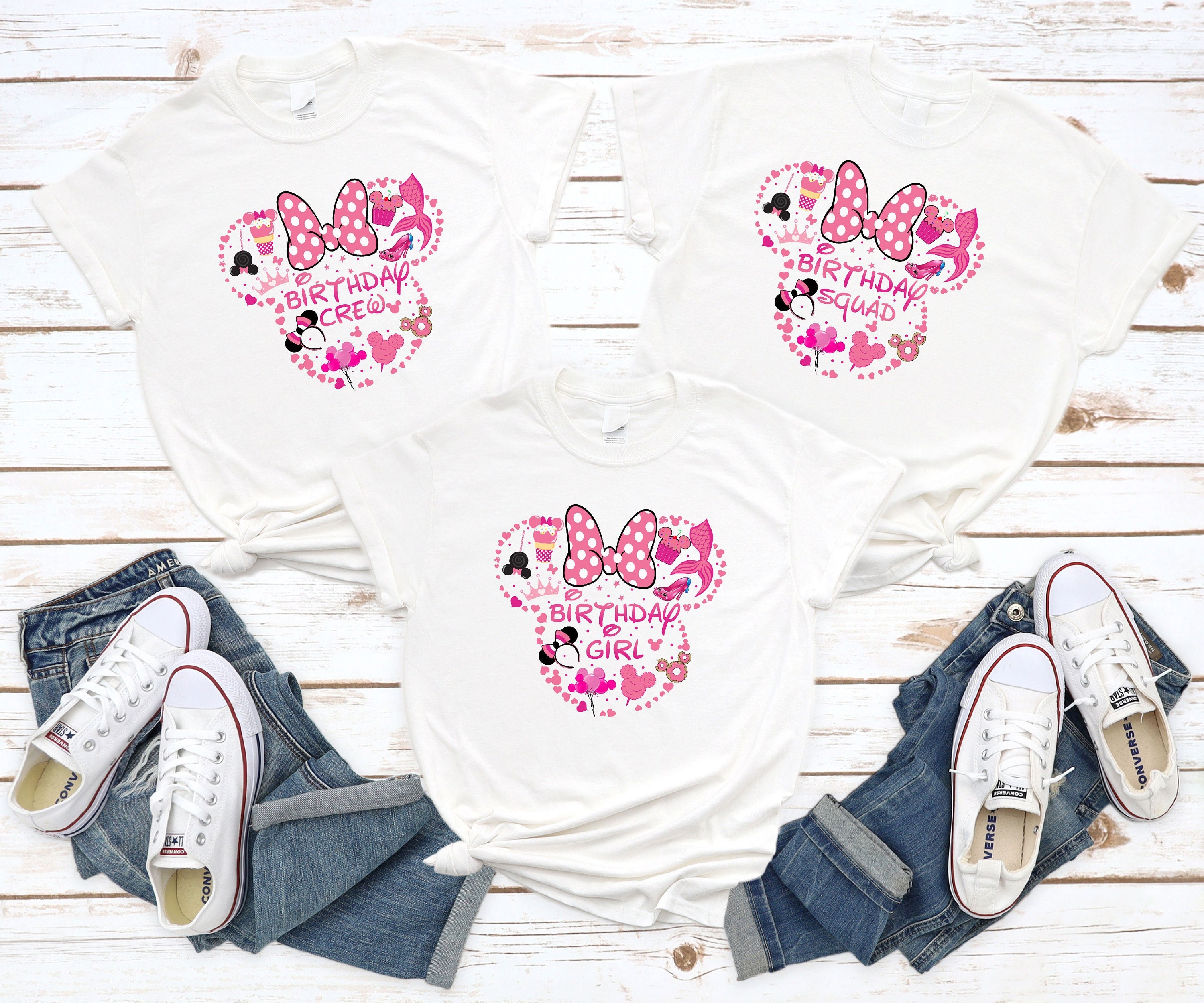 Disney Minnie Head Birthday Girl Shirt Minnie Head Birthday - Etsy