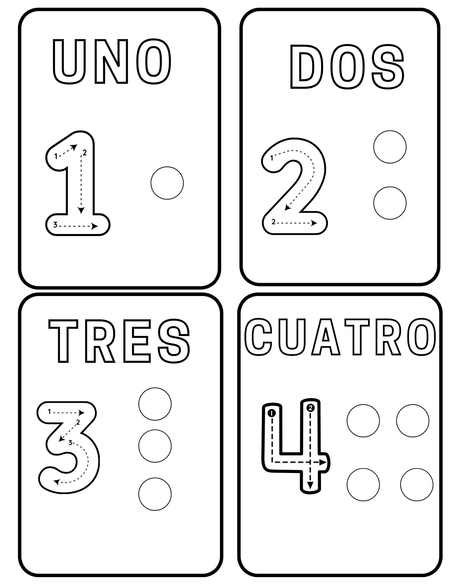 Enseña a Tu Pequeño a Contar Del 1 Al 10! - Etsy