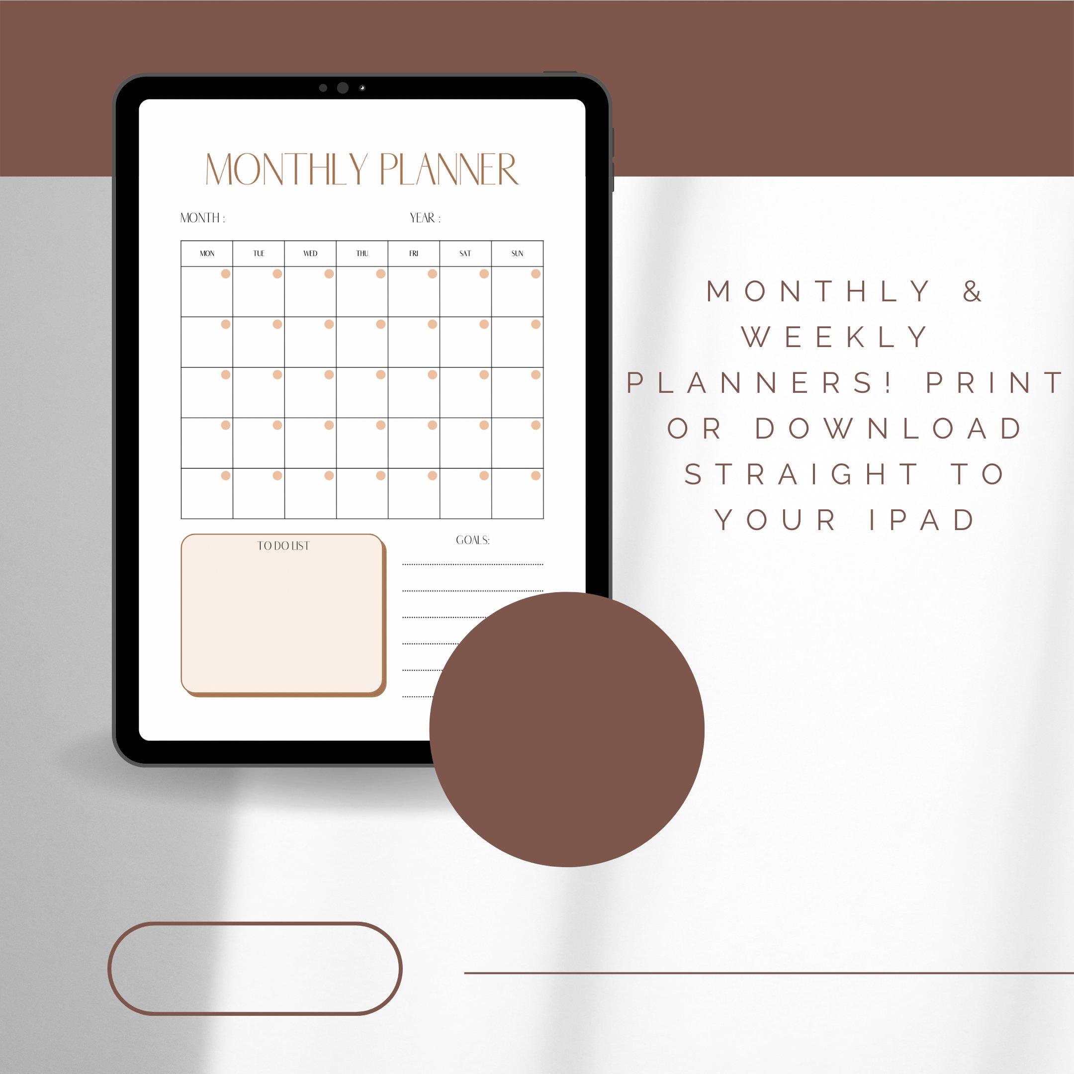 Minimalist Planner - Etsy