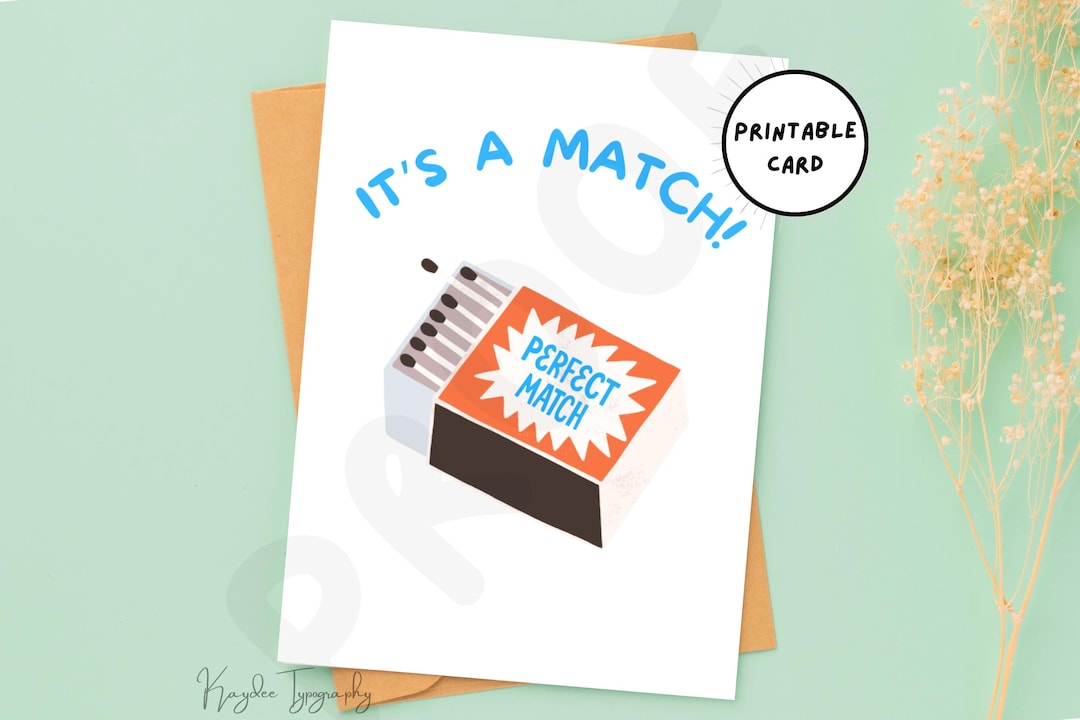 PRINTABLE Residency Match Day Card | Instant Download Last Minute Match ...