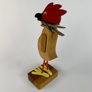 Vintage Kitchen Decor Recipe Card Holder Googly-eyed Road Runner ...