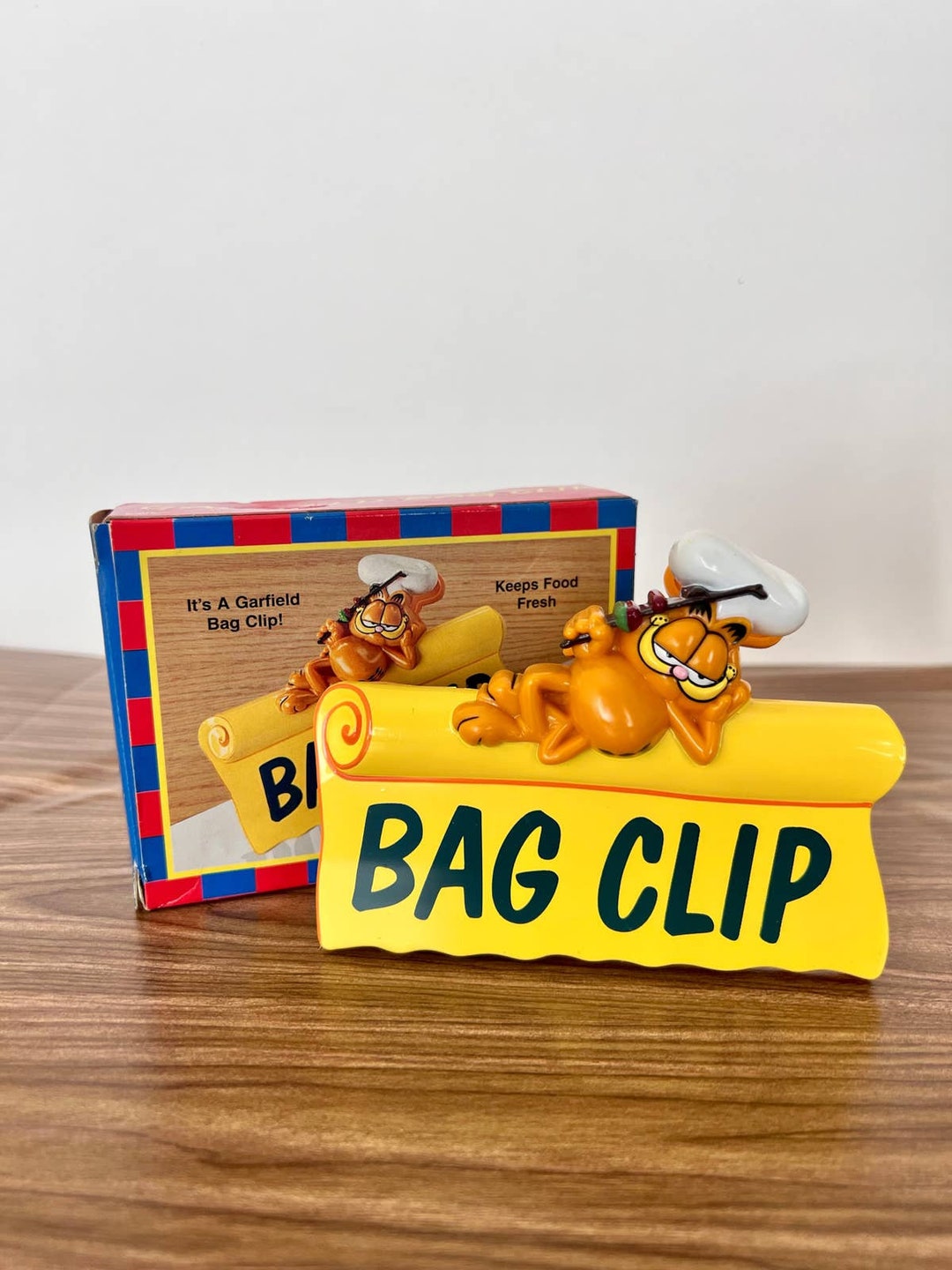 Vintage Garfield Bag Clip New in Box - Etsy